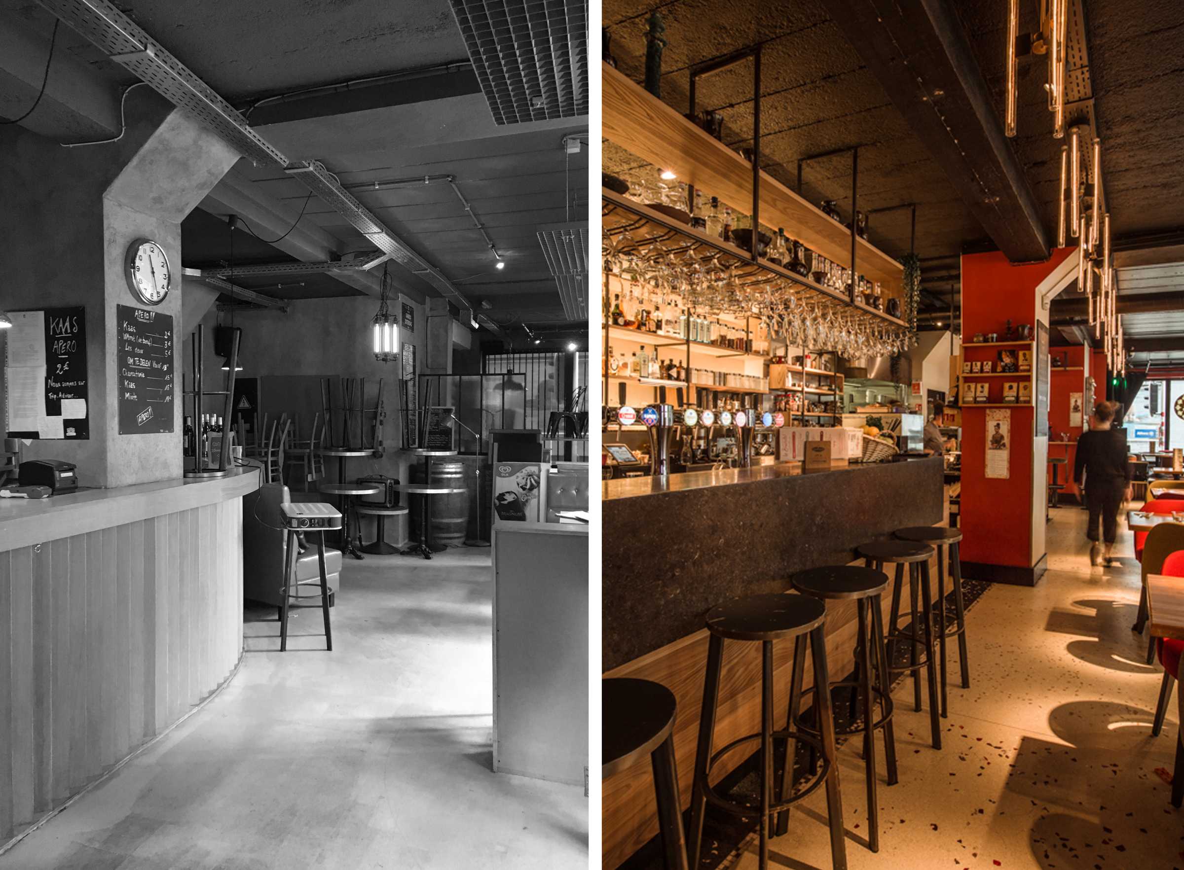 Before & After: Restaurant redesign by an architct