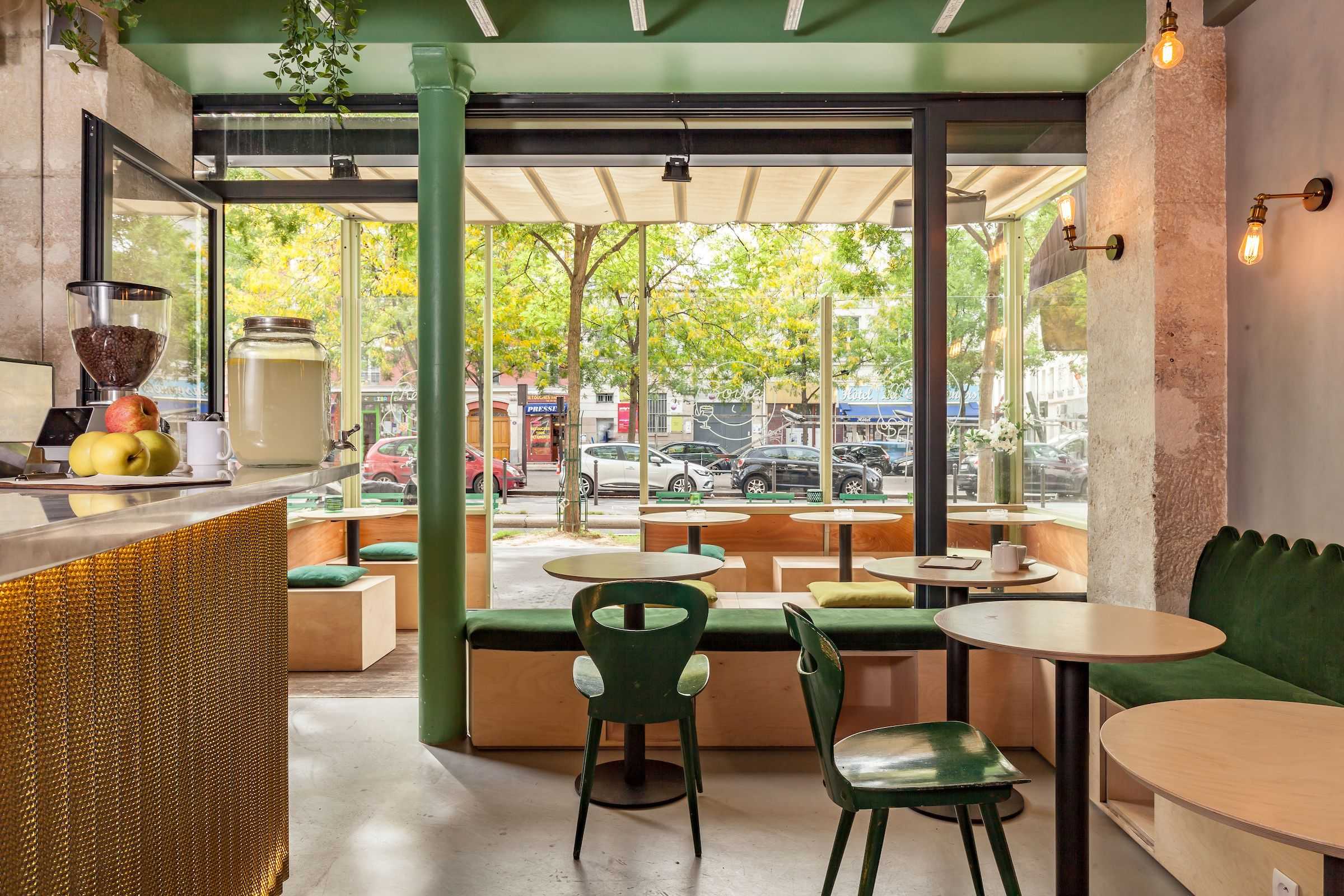 Aménagement d'un restaurant - bistrot de quartier par un architecte